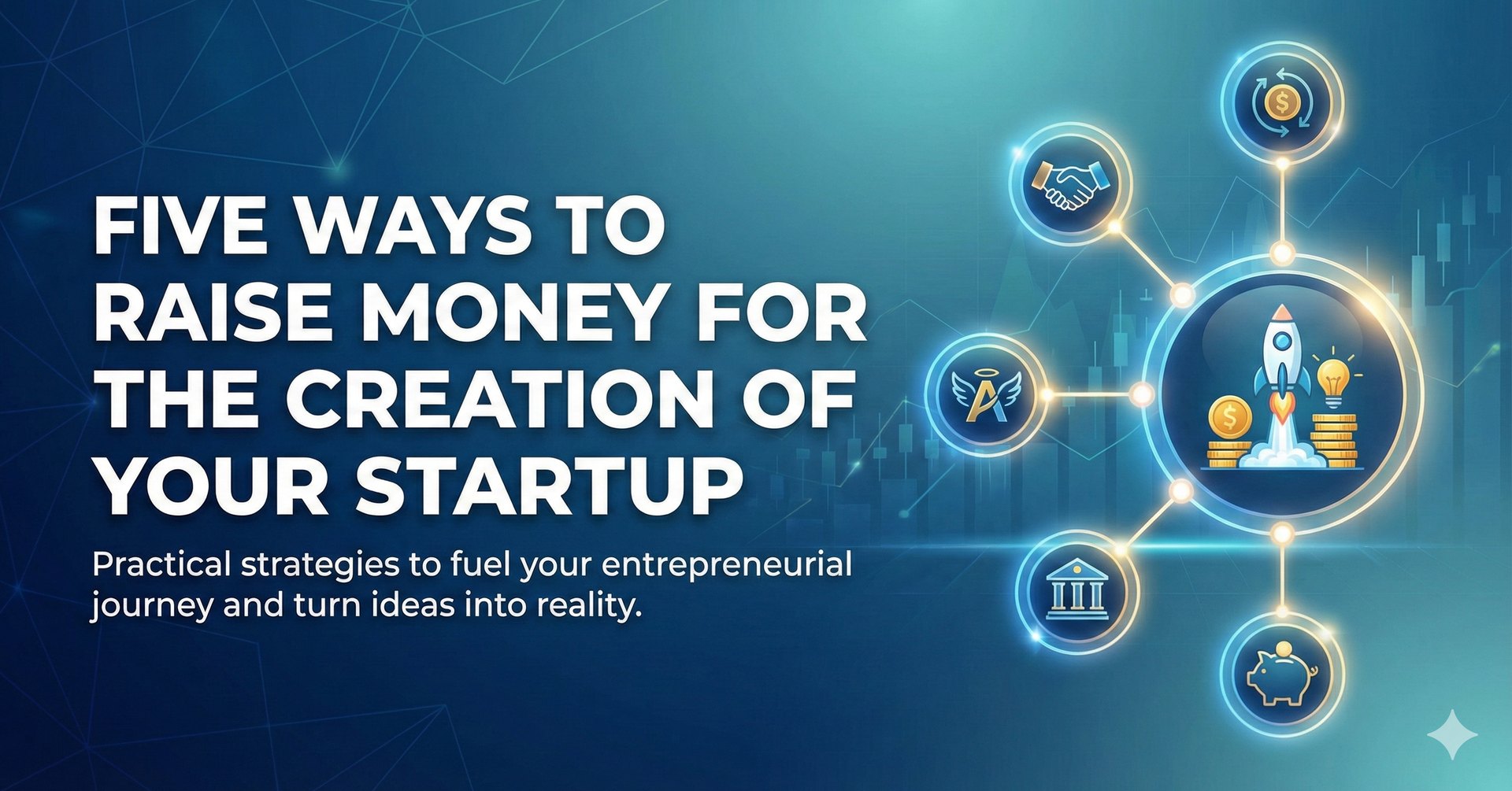 Five Ways to Raise Money for the Creation of Your Startup